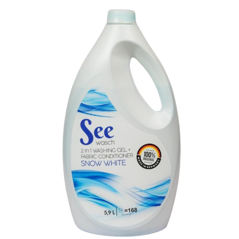 Detergent SeeWasch 2in1 gel curatare si balsam Snow White, pentru rufe ...