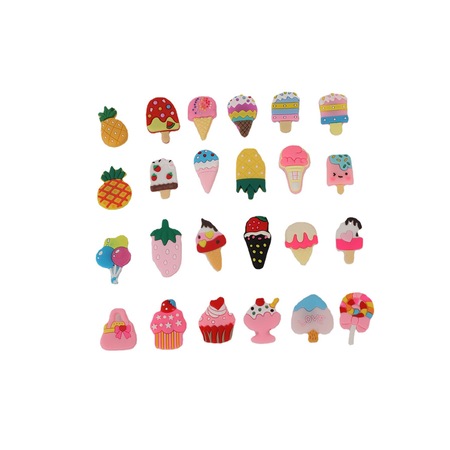 Set 24 decoratiuni saboti, PVC, Multicolor - eMAG.ro