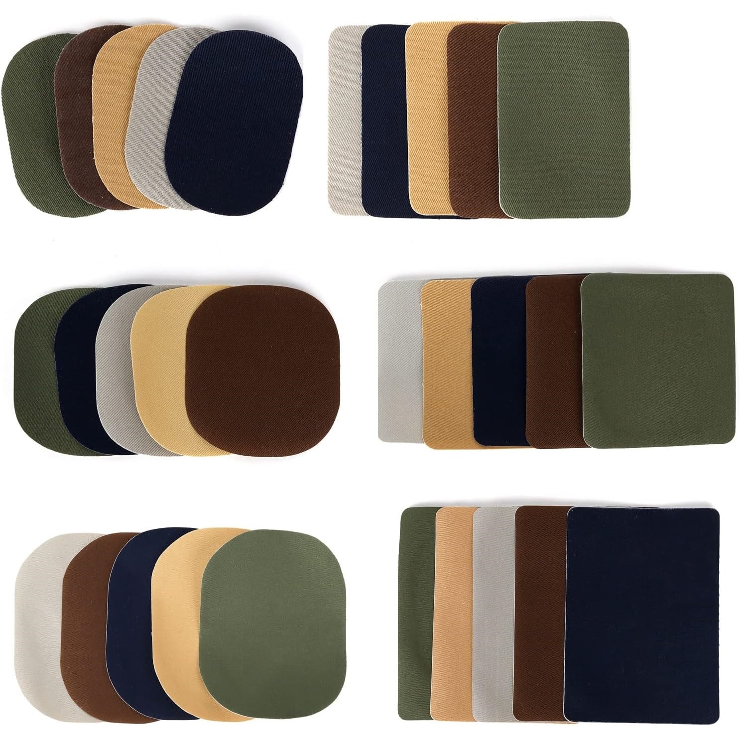 Set 30 petice termo, textile pentru haine, Transfer termic, Multicolor ...