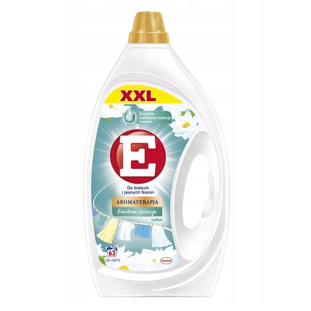 Detergent rufe, E UNIVERSAL LOTUS XXL, Gel, 63 spalari, 2.835 l - eMAG.ro