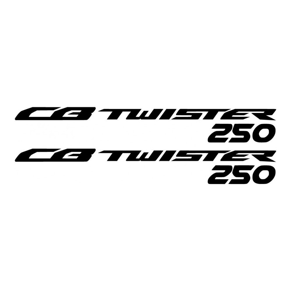 Sticker x2, Honda CB250 Twister, Alb, 25cm - eMAG.ro