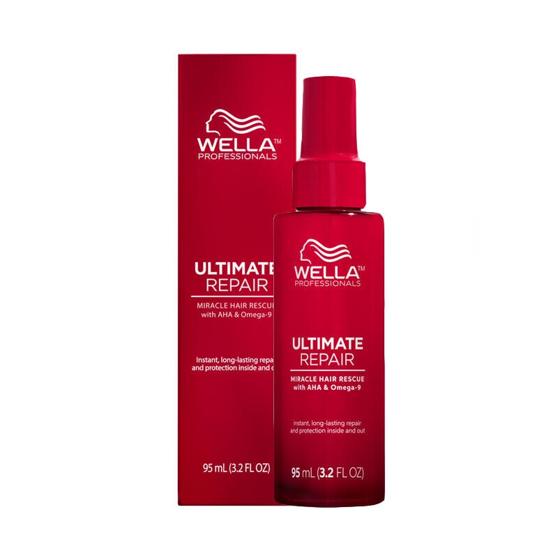 Tratament leave-in pentru par deteriorat cu AHA si Omega-9 Repair 3 Miracle 95 ml, Wella Pro ...