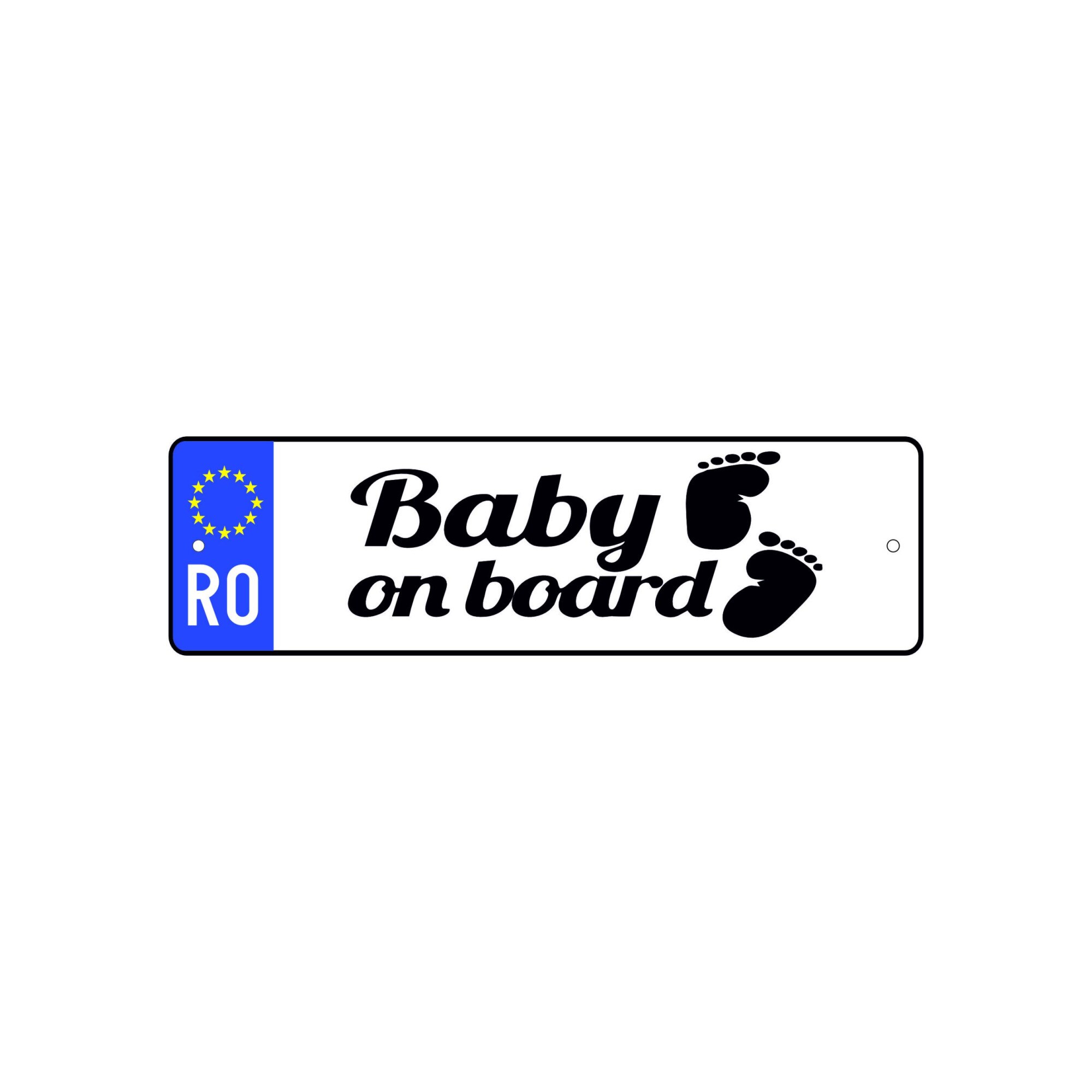 Placuta auto haioasa Baby on board, PVC - eMAG.ro