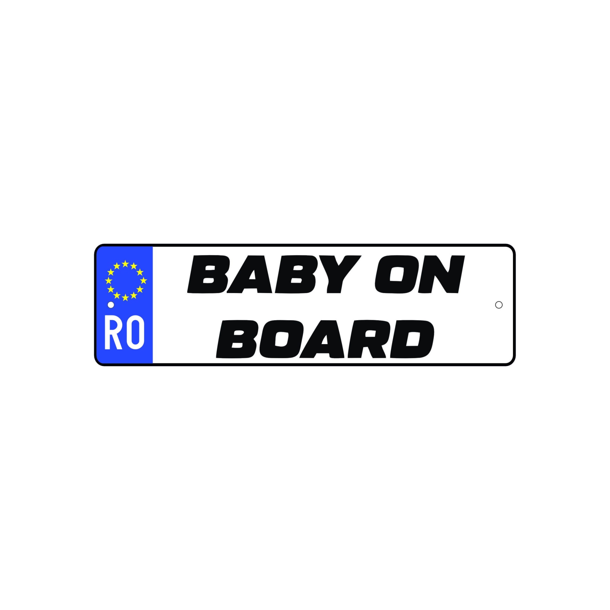 Placuta auto haioasa Baby on board, PVC - eMAG.ro