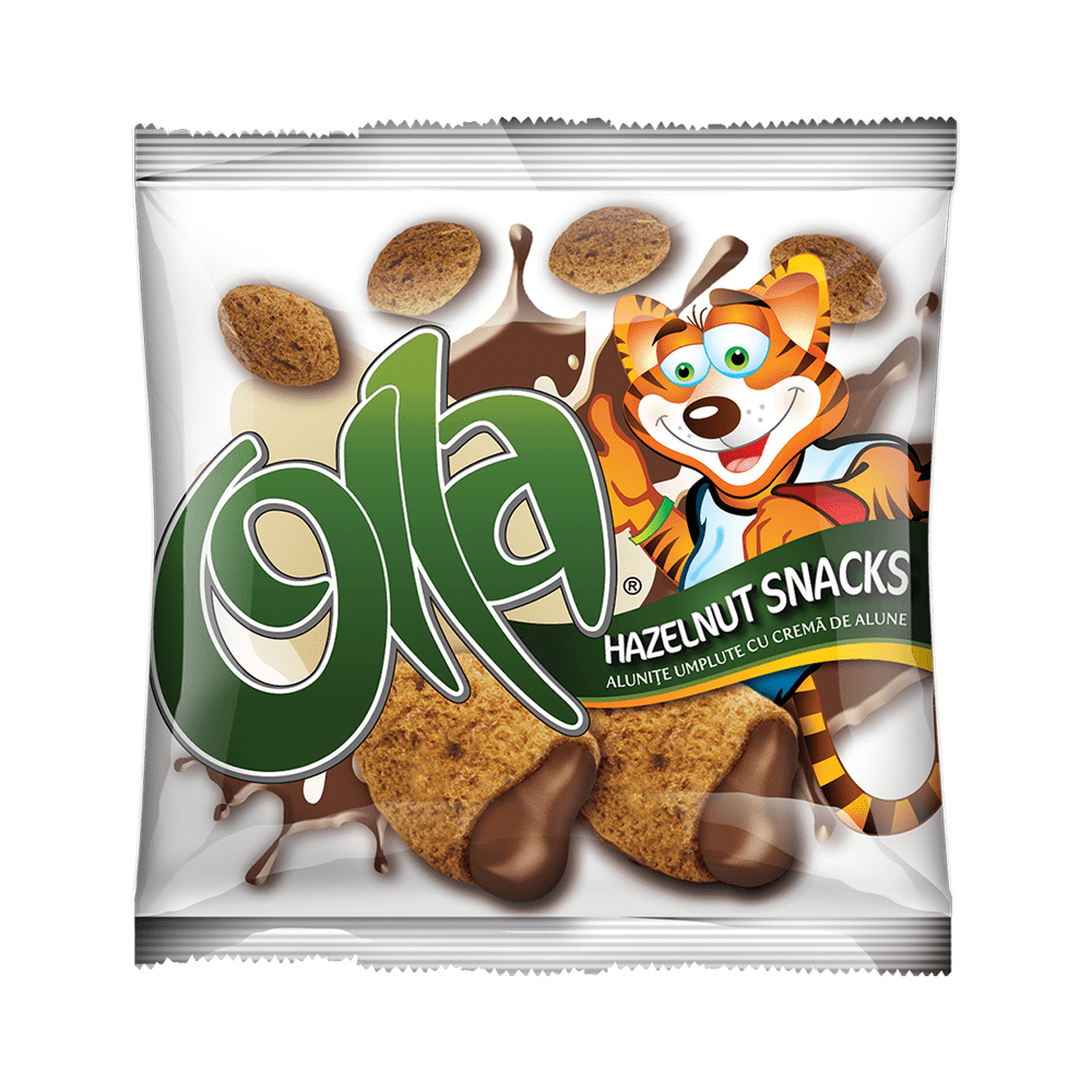 Alunite umplute cu crema de alune, 6 x 100g, OLLA Snacks - eMAG.ro