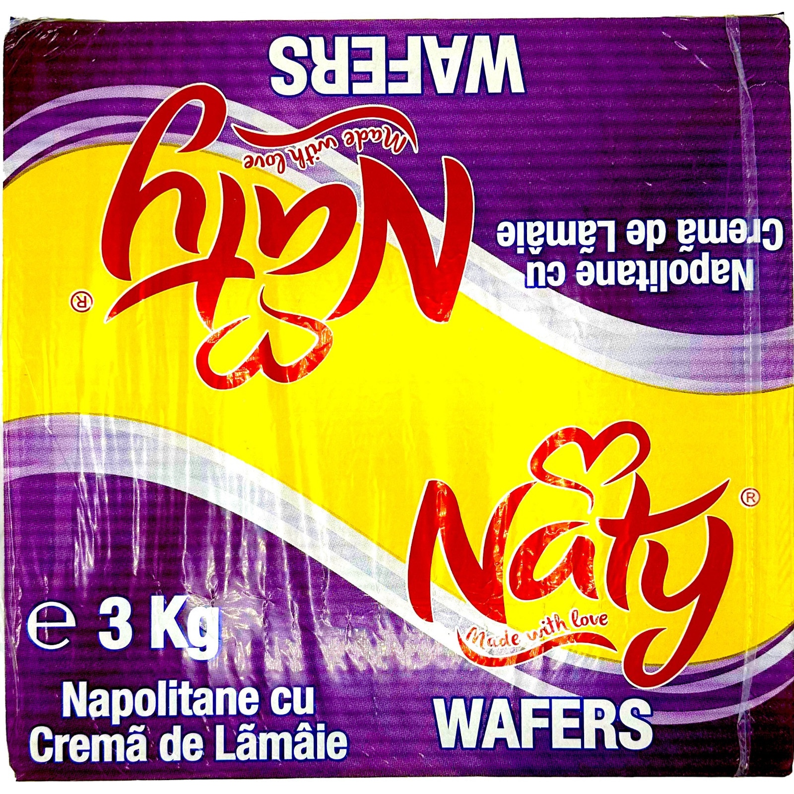 Napolitane cu crema de lamaie, 3kg, NATY - eMAG.ro