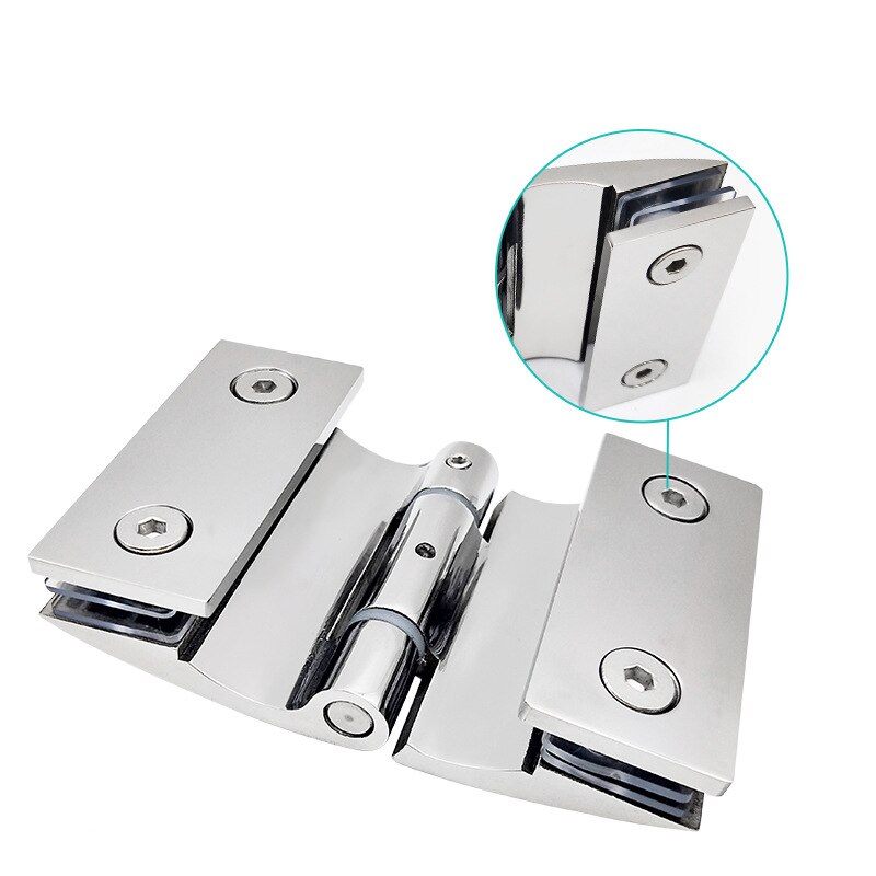 Balama, LLWL, Inox, Pentru sticla temperata 6-12mm, Argintiu - eMAG.ro