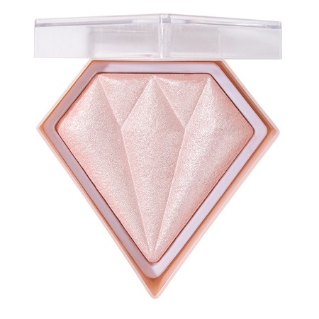 Iluminator pudra cu glitter, pentru fata si corp, 03 Roz, 10g - eMAG.ro