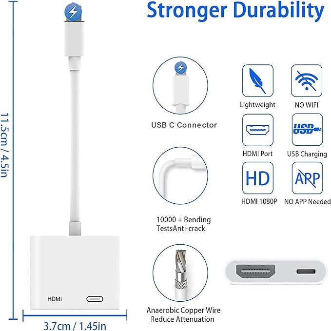 Adaptor telefon 2in1, JENUOS®, Jack audio 3.5mm/Lightning, compatibil ...