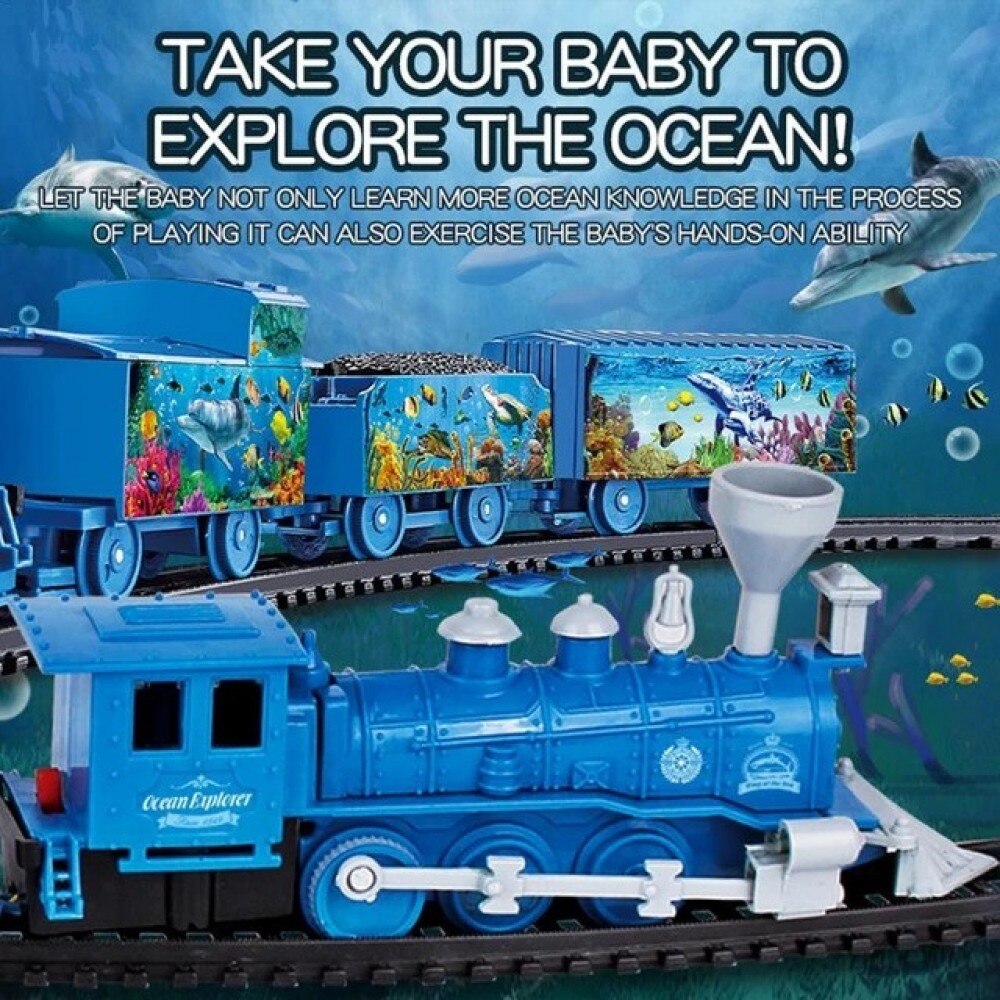 Circuit Cu Trenulet Electric Ocean Train - eMAG.ro