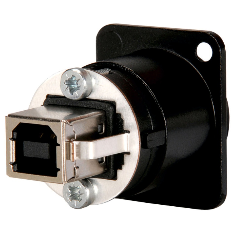 Conector USB, reversibil, montare panou, NAUSB-W-B - eMAG.ro
