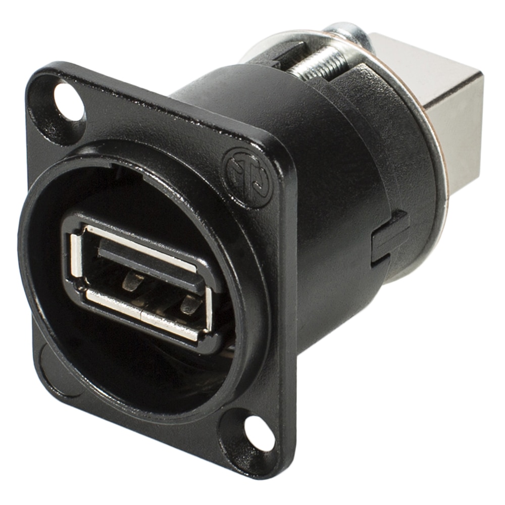 Conector USB, reversibil, montare panou, NAUSB-W-B - eMAG.ro