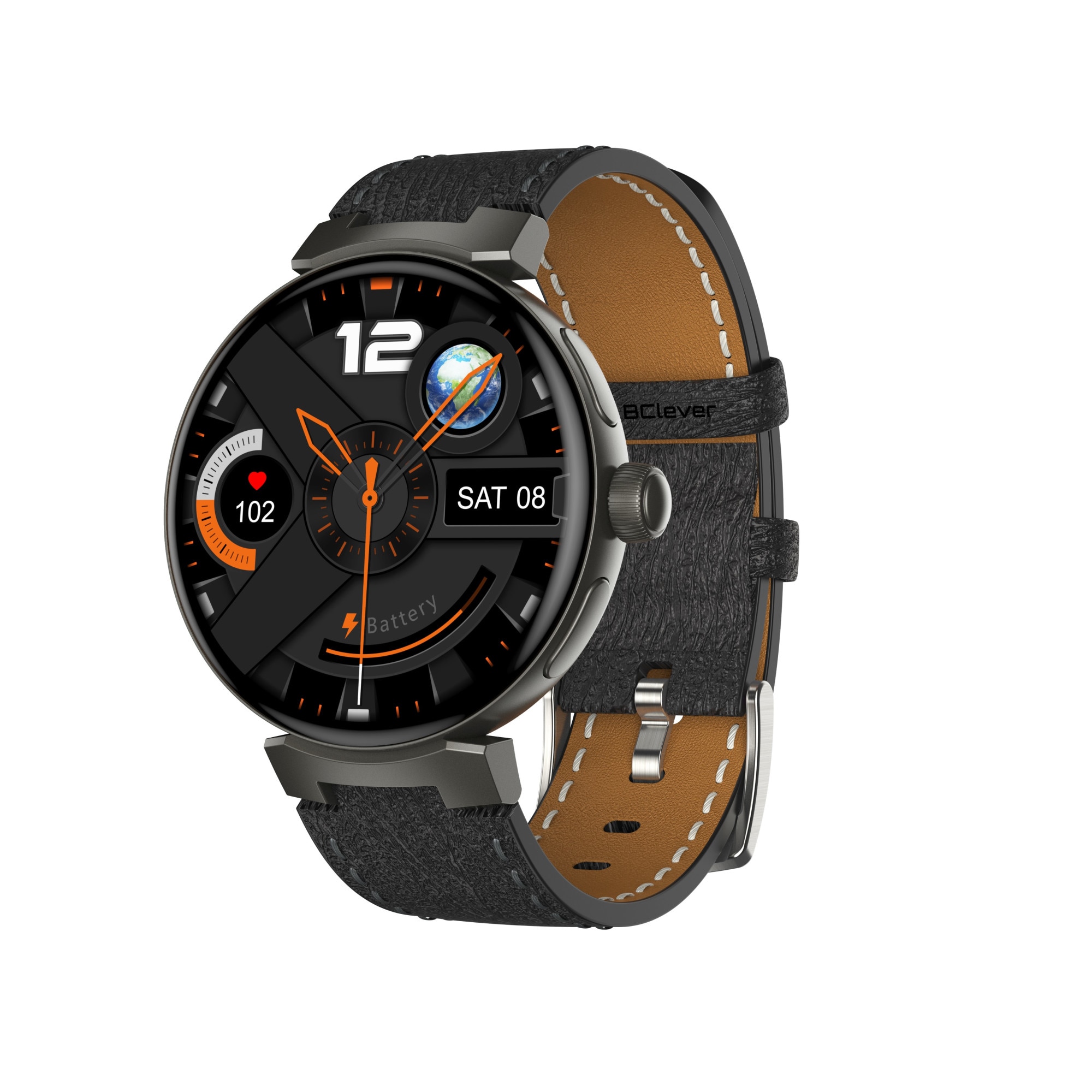 Ceas smartwatch, BV05 by BClever®, inteligent, unisex, ecran Amoled 1. ...
