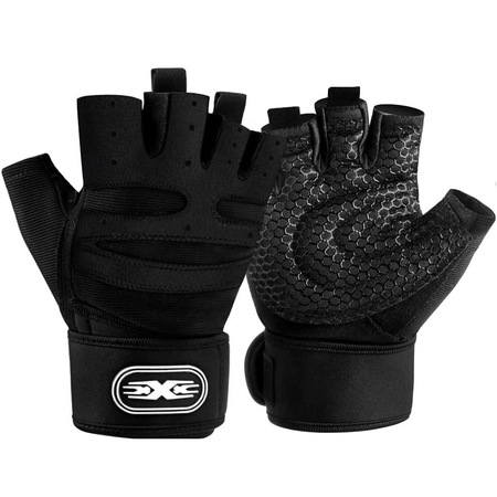 Manusi pentru fitness si sala, JENUOS®, respirabile, anti-alunecare, cu ...