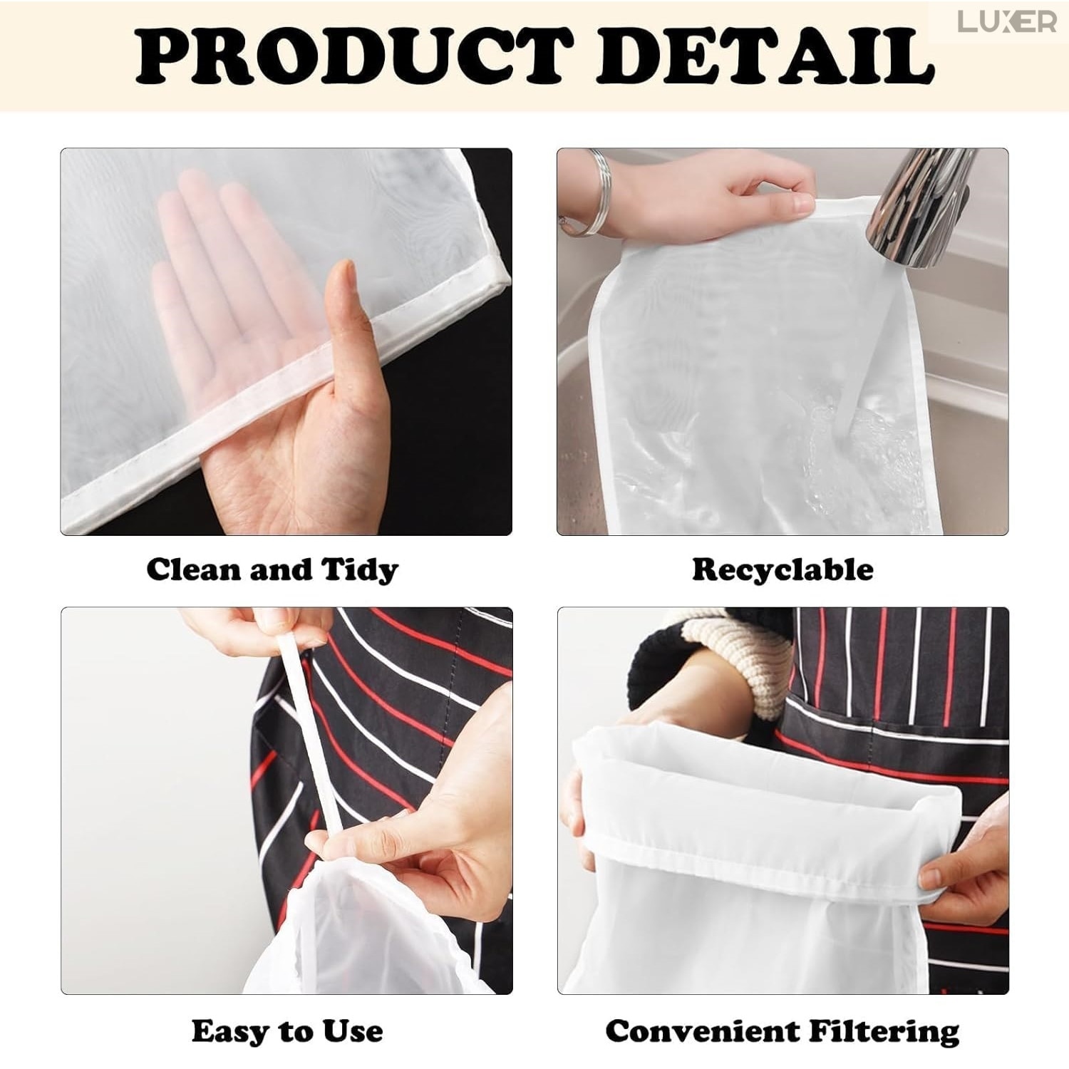 Punga Tip Filtru Cu Sita Foarte Fina Pentru Strecurare Lapte Vegetal ...