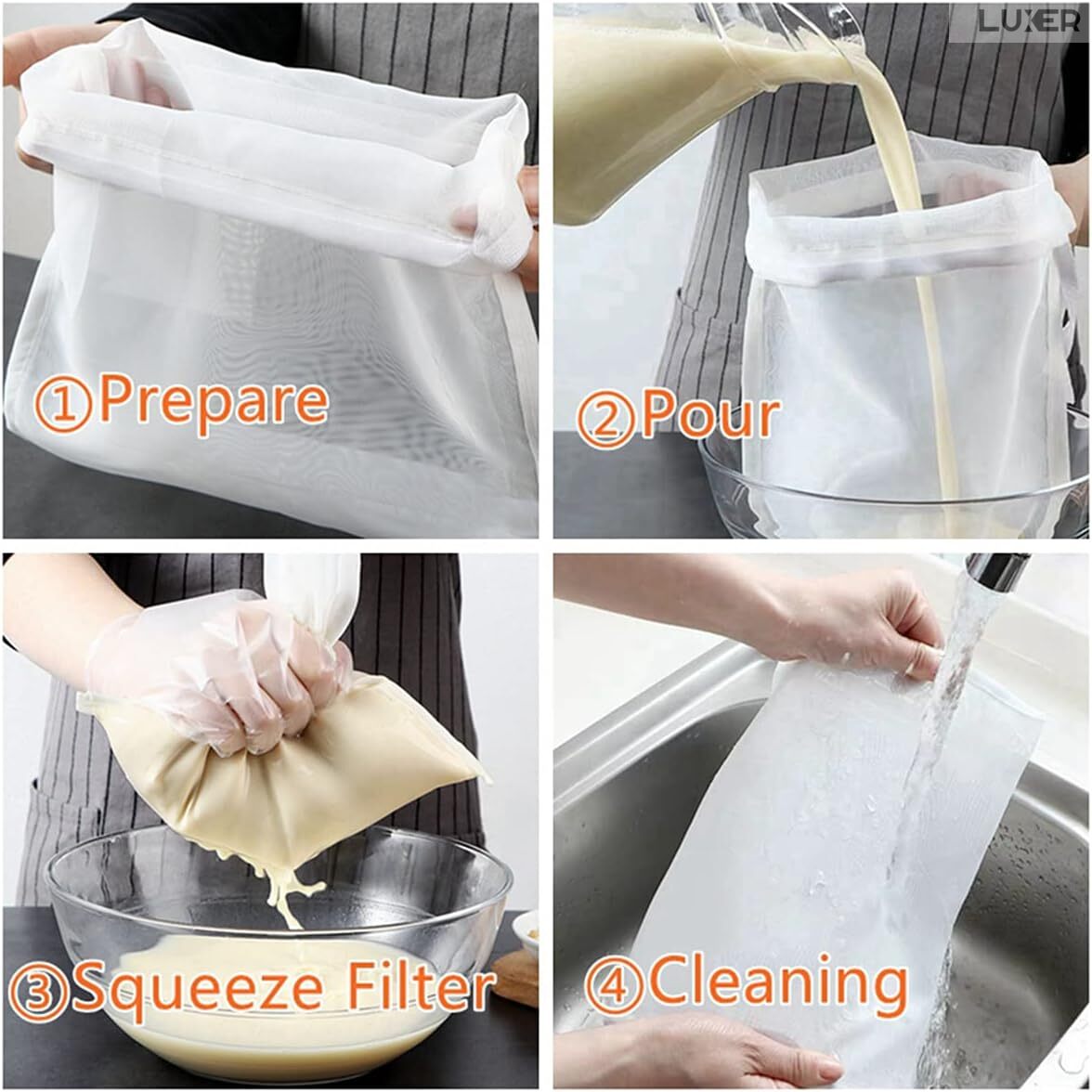 Punga Tip Filtru Cu Sita Foarte Fina Pentru Strecurare Lapte Vegetal ...