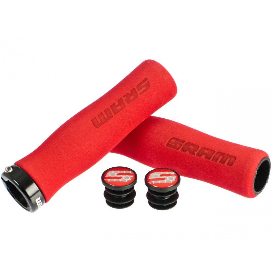 Комплект Sram Locking Grips Foam 129 Red/Black - eMAG.bg