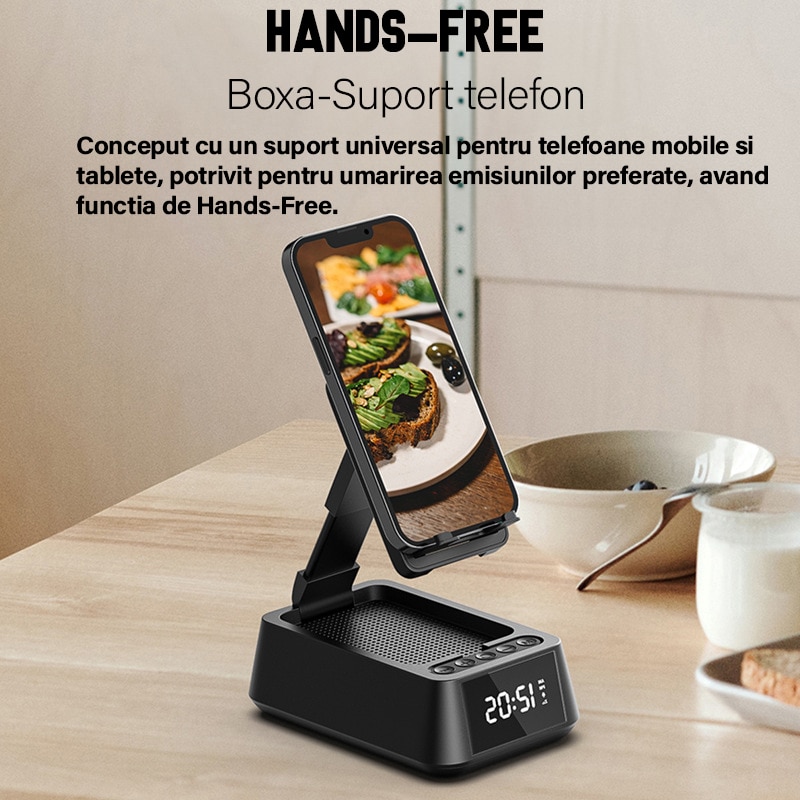 Boxa cu suport telefon - eMAG.ro