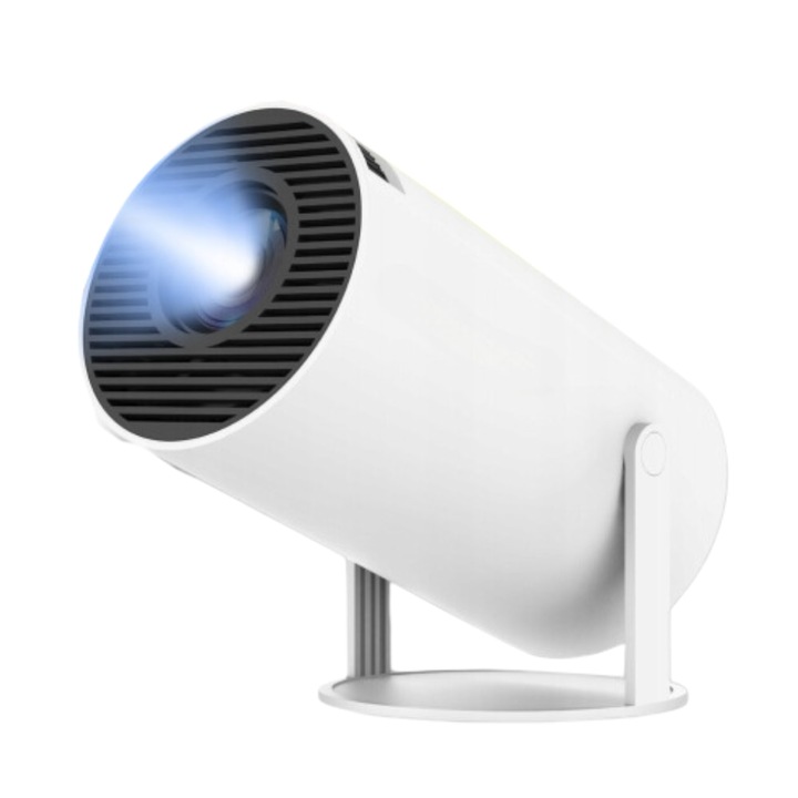 Proiector, rotativ, mini, full HD, cu Android, Wifi, TV, telecomanda ...
