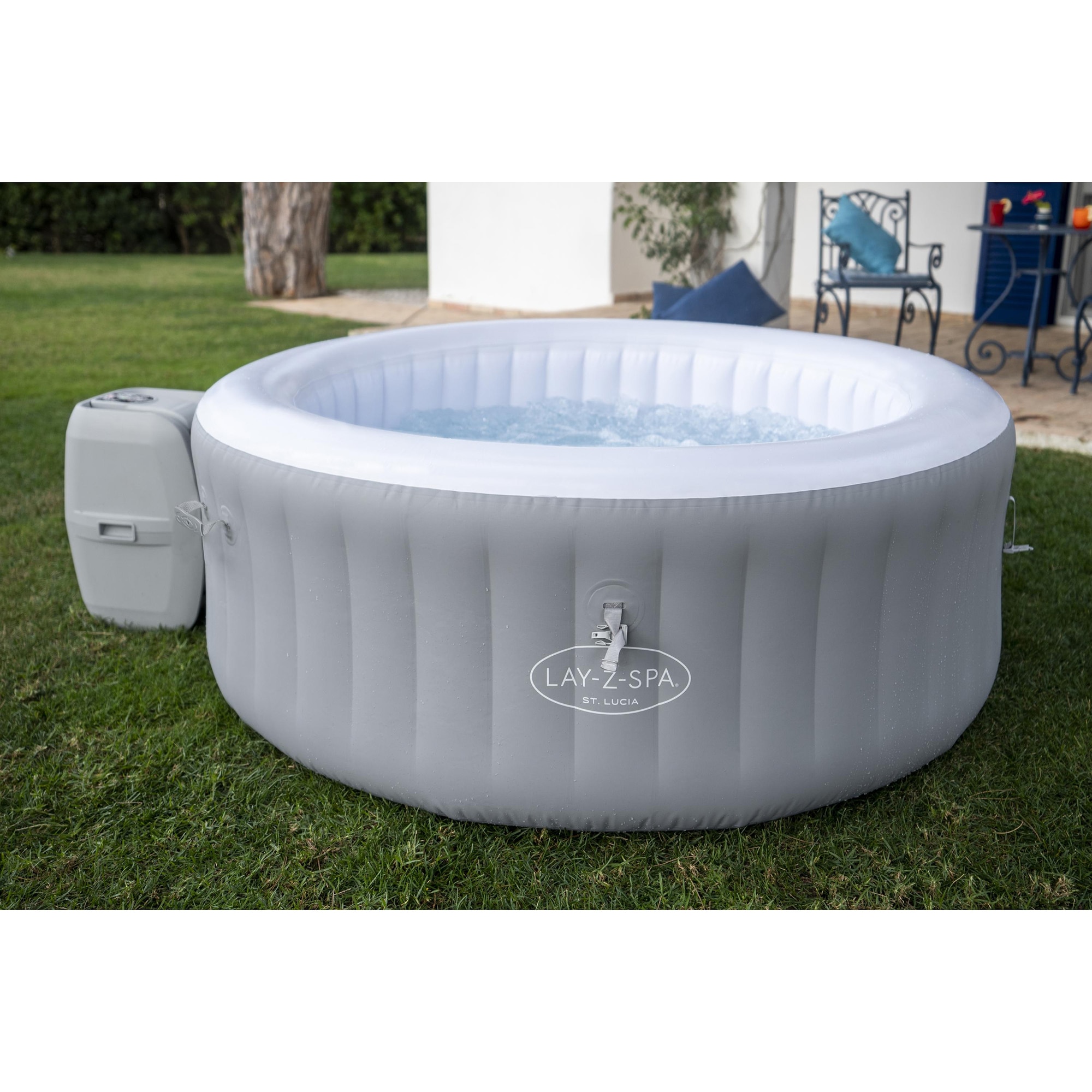 Jacuzzi gonflabil cu hidromasaj Lay-Z-Spa St. Lucia AirJet Bestway ...