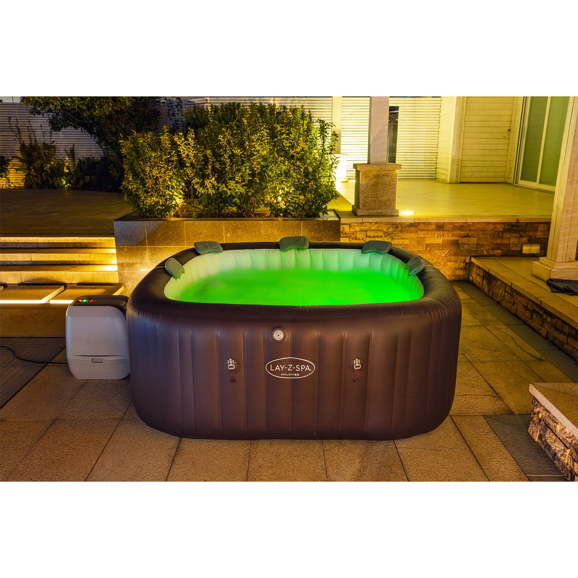 Jacuzzi gonflabil cu hidromasaj Lay-Z-Spa Maldive HydroJet Pro Bestway ...