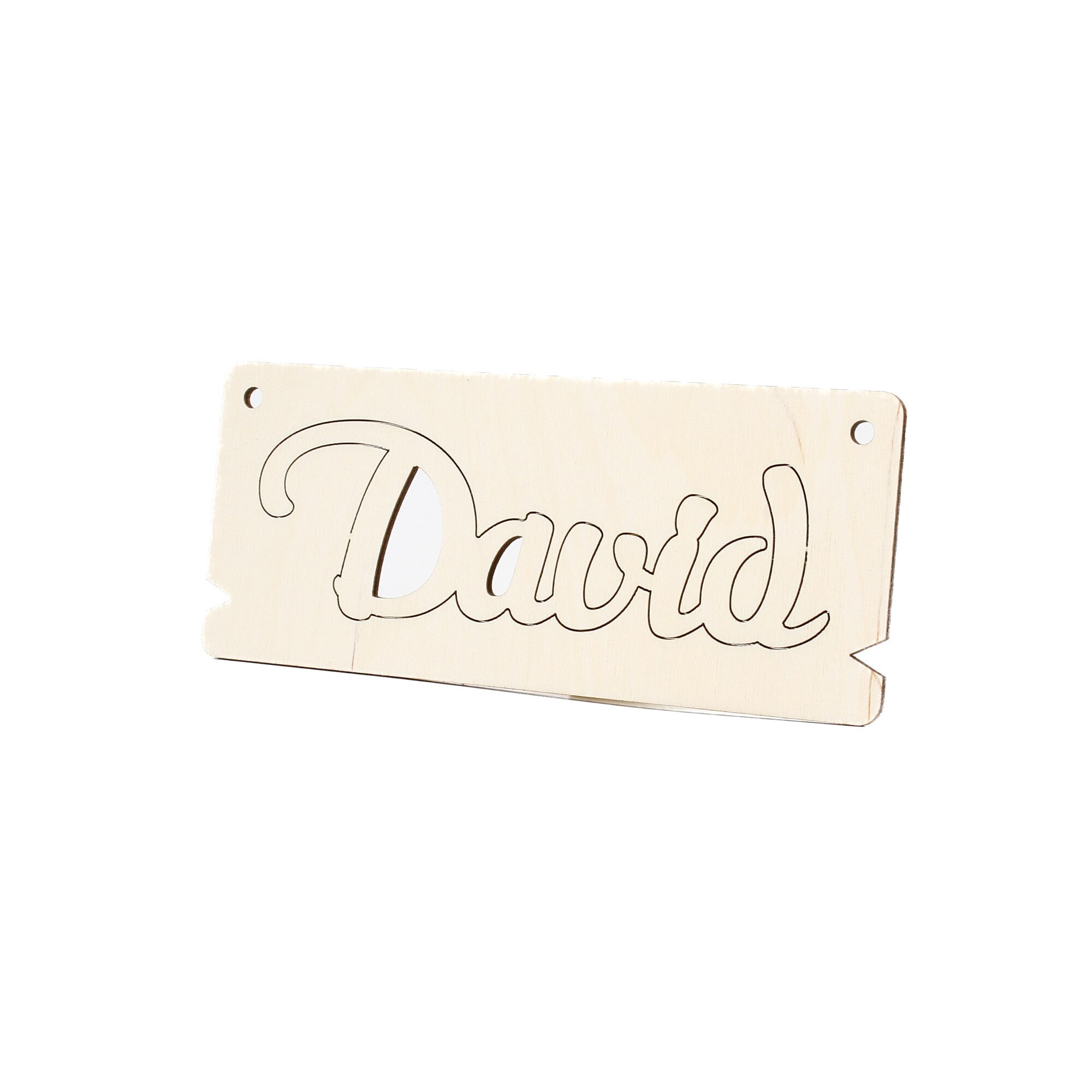 Inscriptie decorativa din lemn cu nume David, 2.5 cm - eMAG.ro