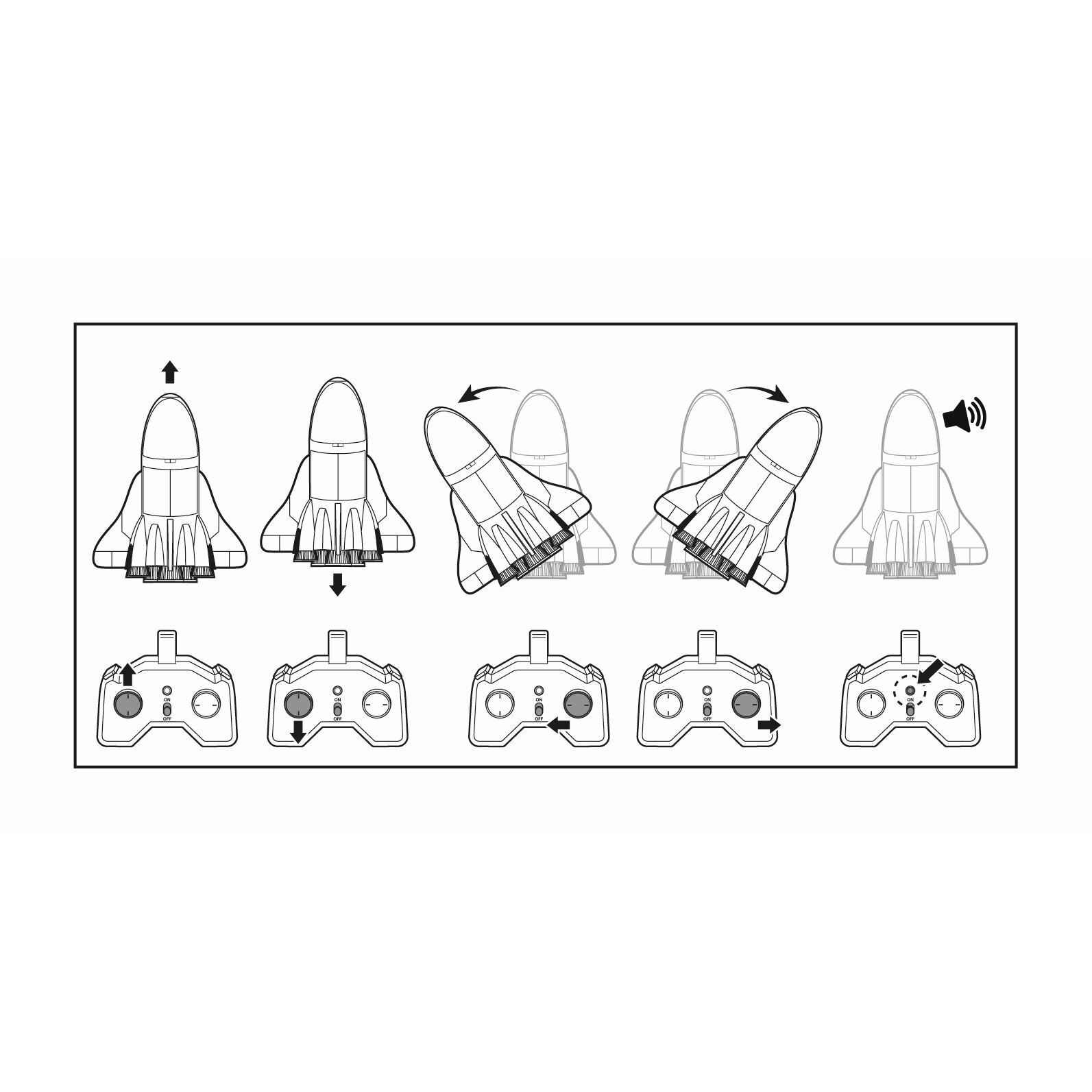 Jucarie interactiva, Buki France, Naveta spatiala RC, 28 cm - eMAG.ro