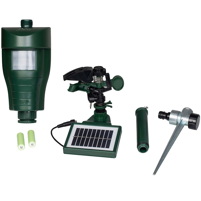 Aparat profesional solar anti pisici, anti caini, anti pasari, jet de ...