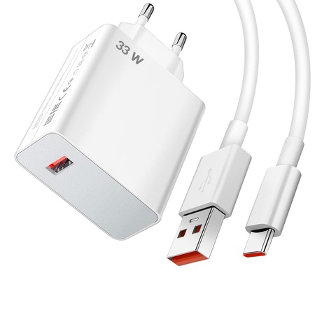 Incarcator retea Fast Charge 33W, 1 port USB 5V 9V 3A, 12V 2.25A, 20V 1 ...