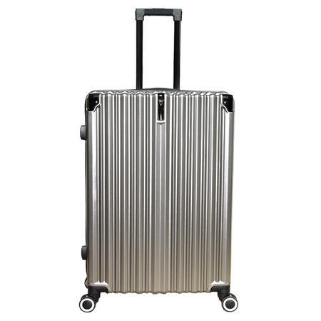 Troler calatorie, Model Easy Trip, 50x35x24 cm, roti 360, Culoare Gri ...