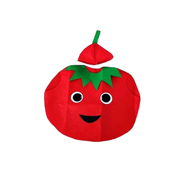 Costum leguma Rosie KidMania®, rosu, pentru copii, Universala - eMAG.ro