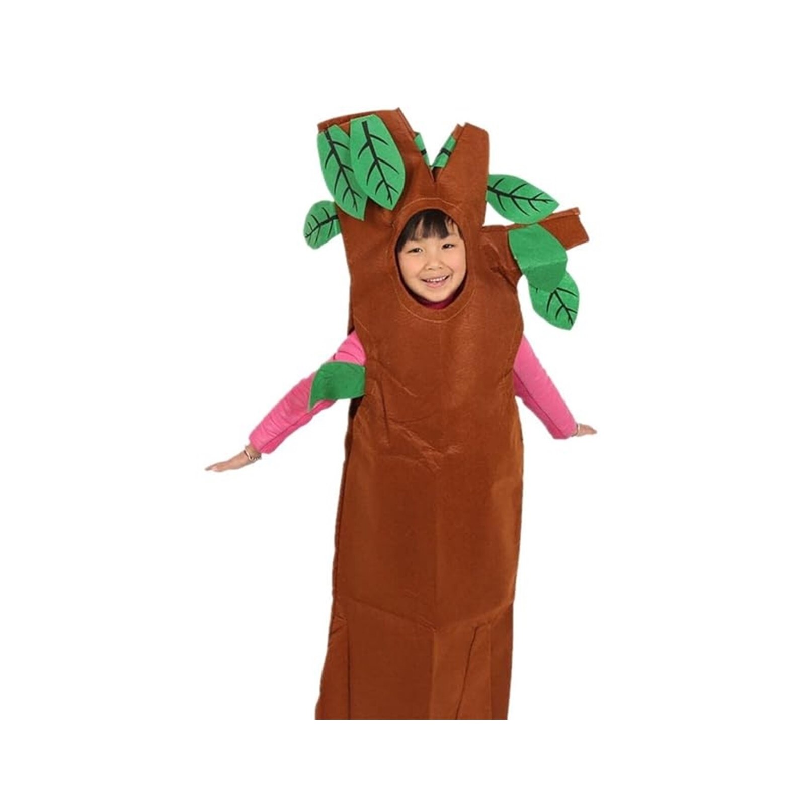 Costum Copac KidMania®, maro, pentru copii, 4 ani 5 ani 6 ani 7 ani 8 ...