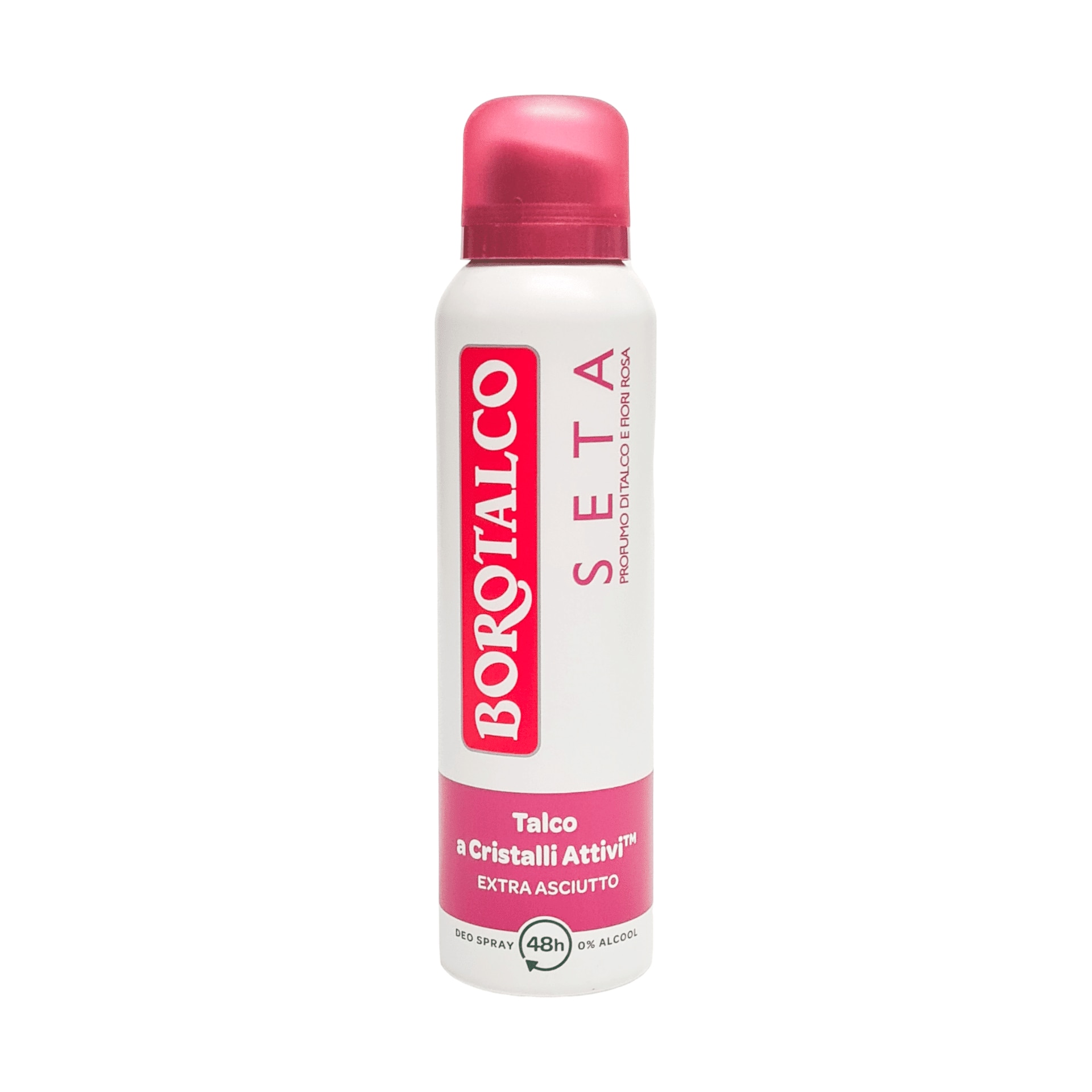 Spray Borotalco seta cu talc si flori roz 150ml - eMAG.ro