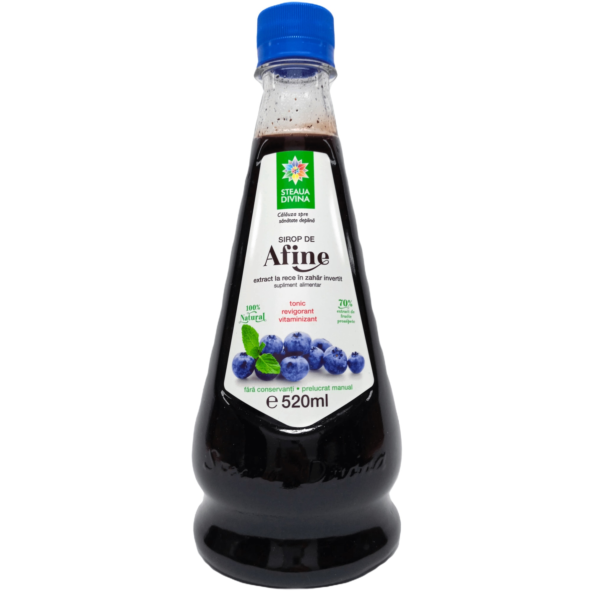 Sirop de Afine (70% fruct) extract la rece, fara aditivi, fara ...