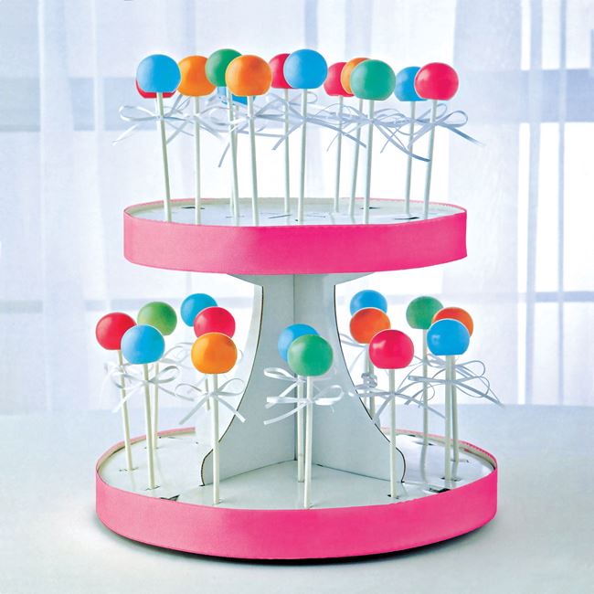 Suport pentru Acadele cu 2 Nivele, carton, multicolor, 24cm - eMAG.ro