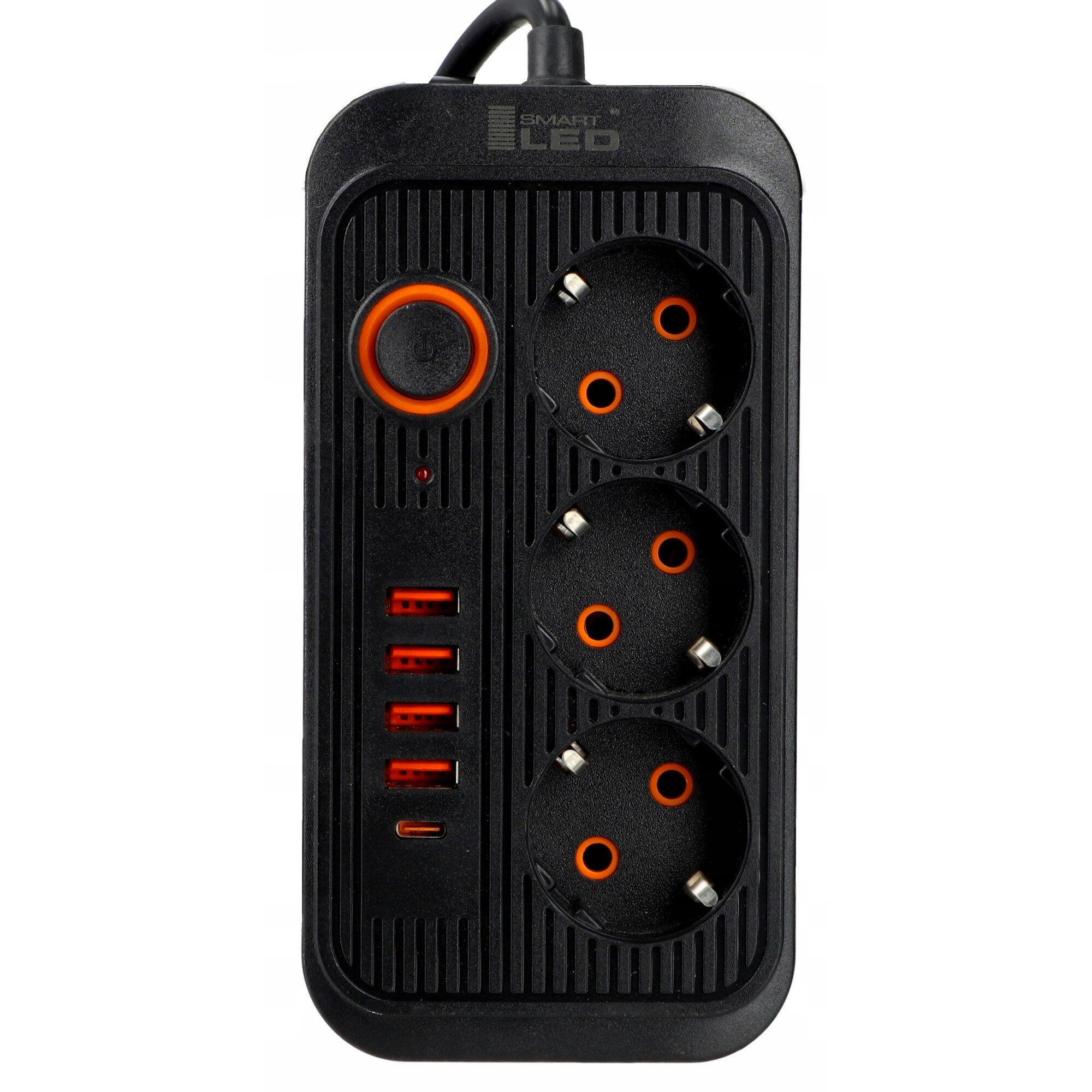 Cablu prelungitor pentru banda SmartLED, lungime 3 m, 3 prize, 4 x USB ...