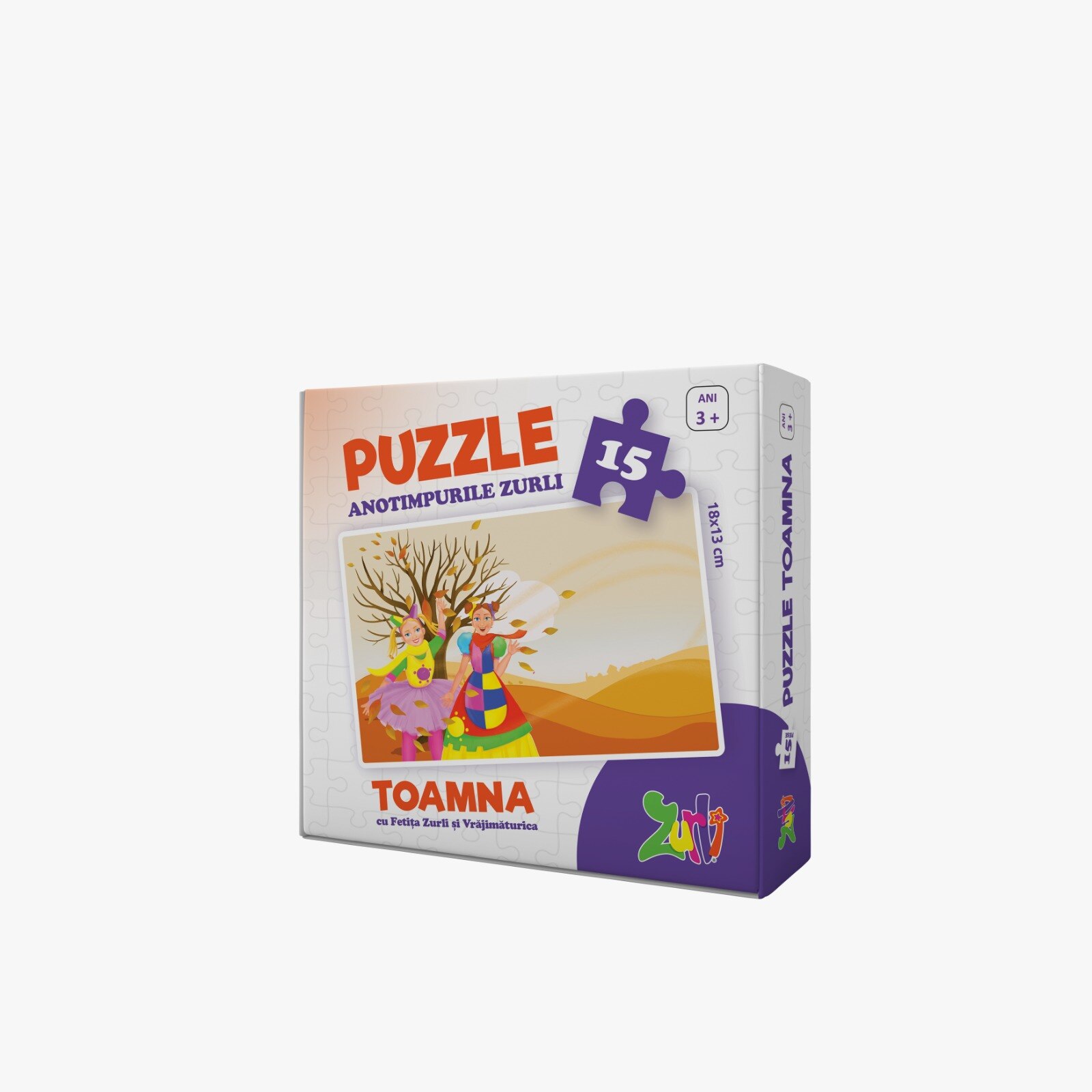 Puzzle Zurli Anotimpurile Zurli - Toamna- 15 piese - eMAG.ro
