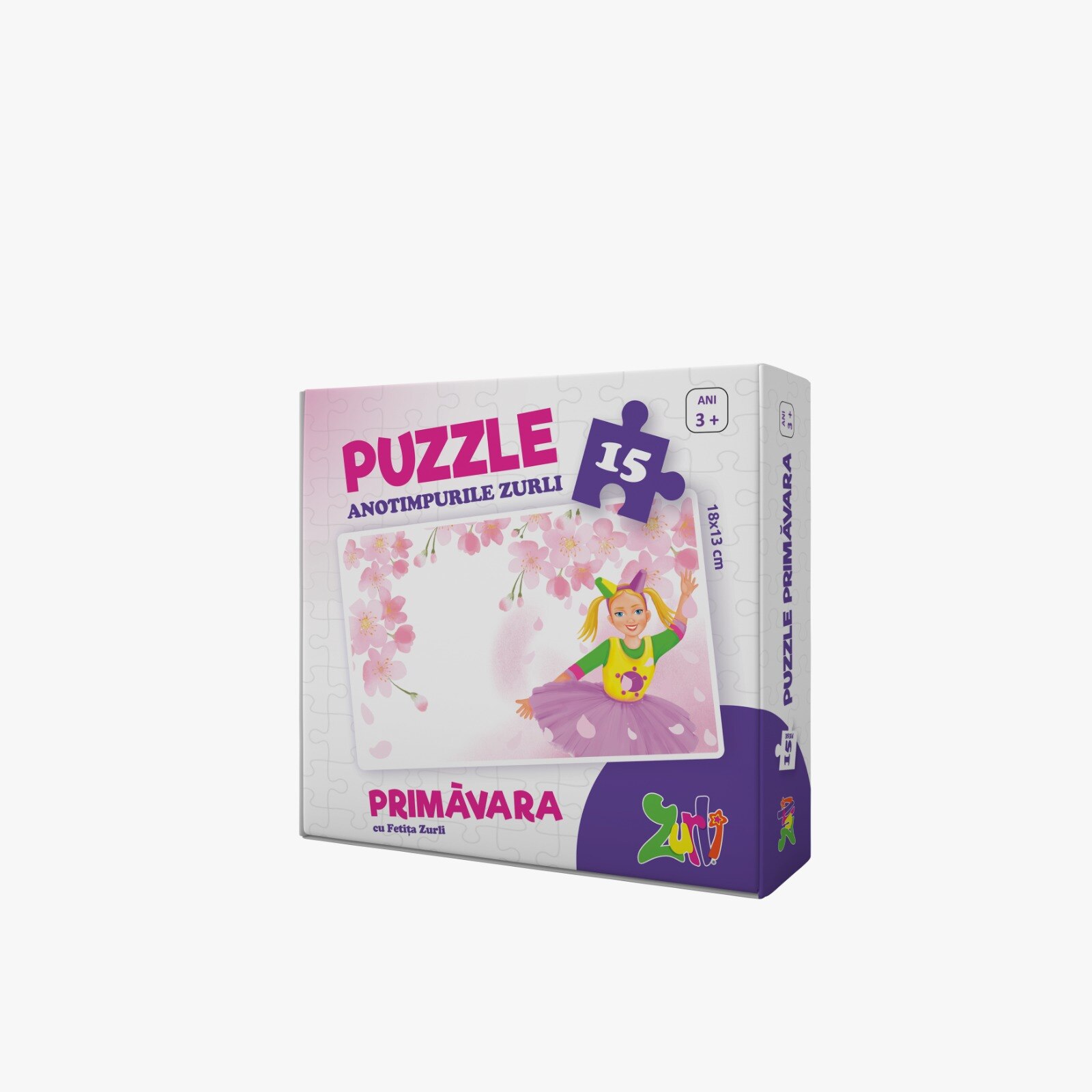 Puzzle Zurli Anotimpurile Zurli - Primavara - 15 piese - eMAG.ro