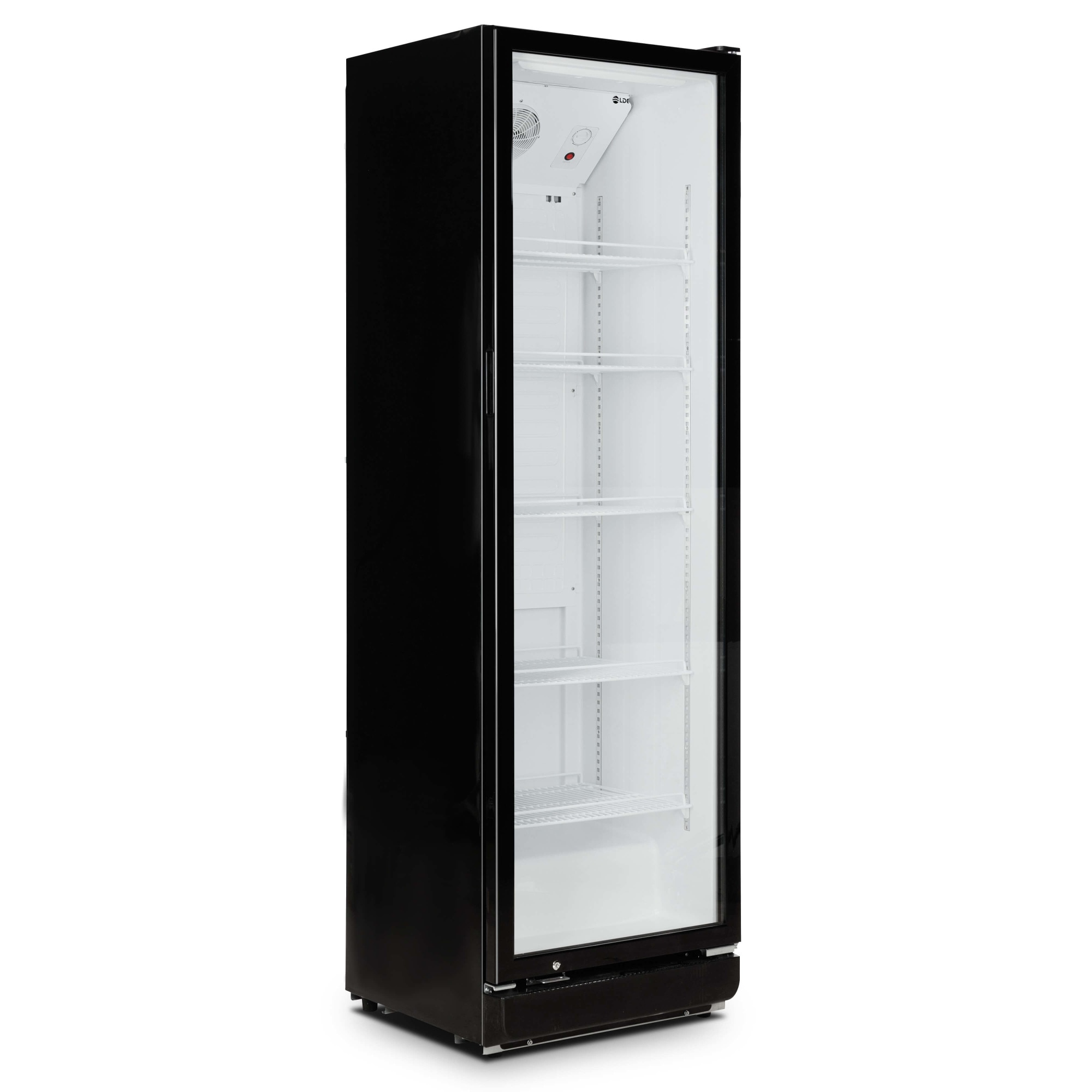 Vitrina frigorifica LDK VF350B, 350 l, Clasa C, Termostat reglabil ...