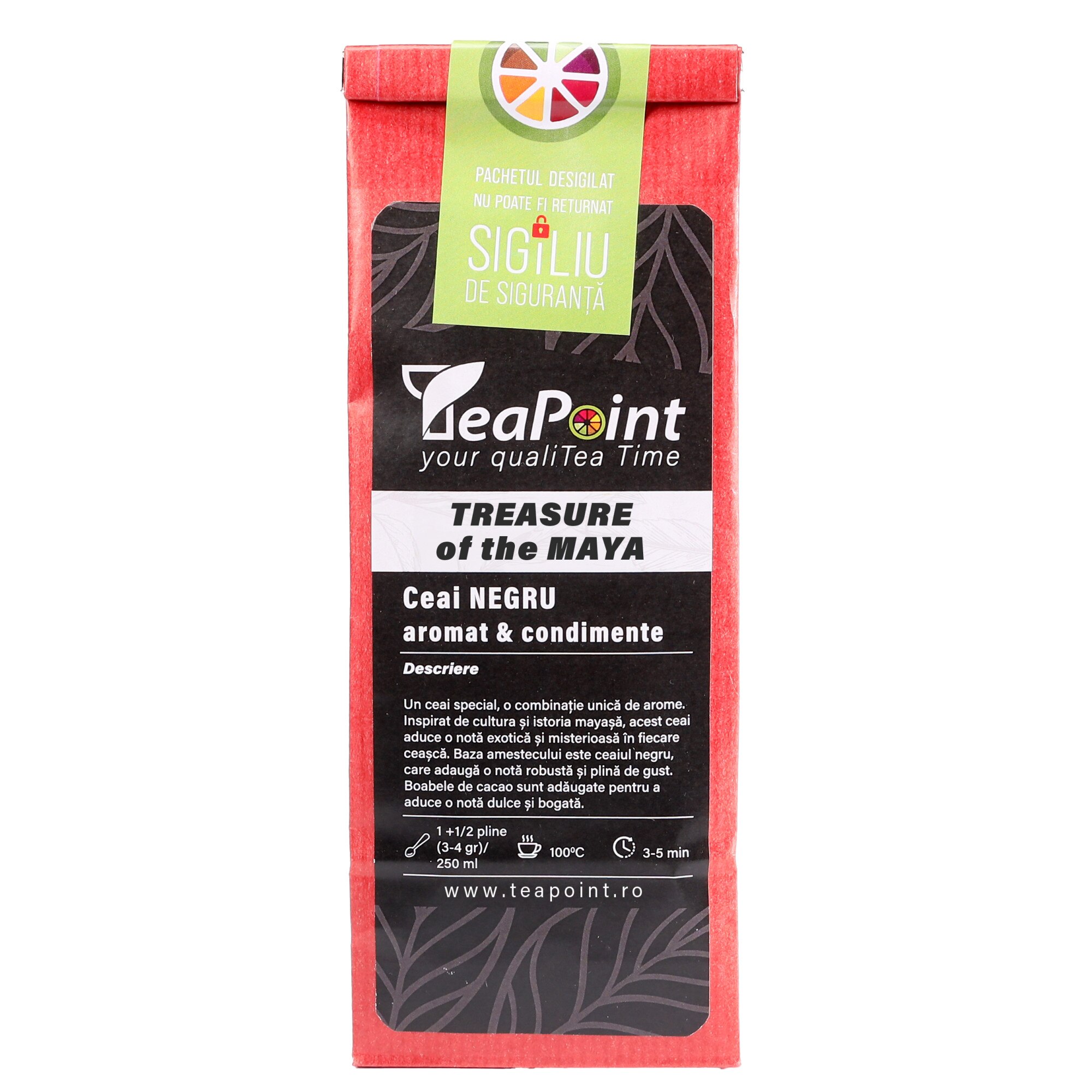 Ceai Negru, Treasure of the Maya, Tea Point 100 g - eMAG.ro
