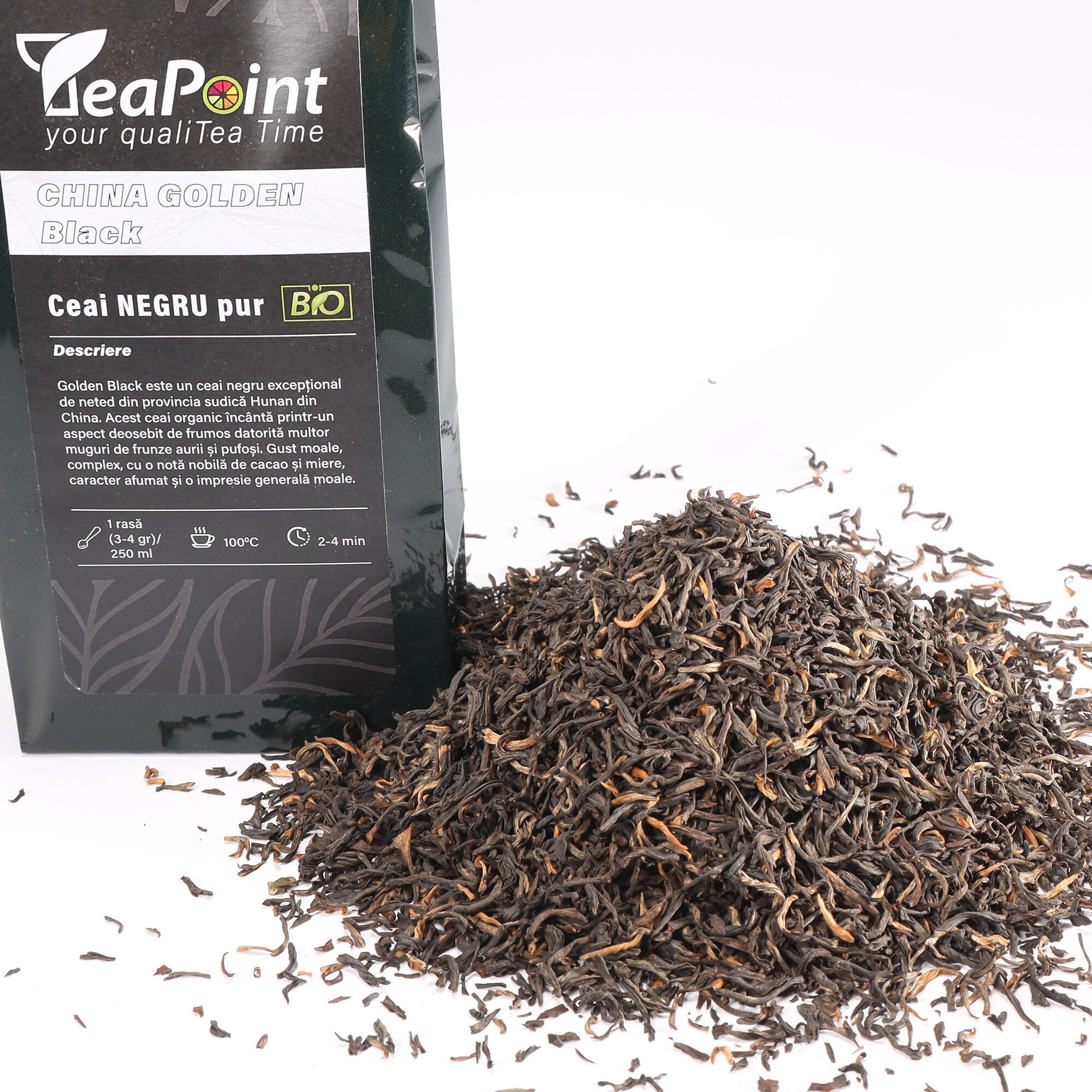Ceai Negru, China Golden Black, BiO, Tea Point 100 g - eMAG.ro