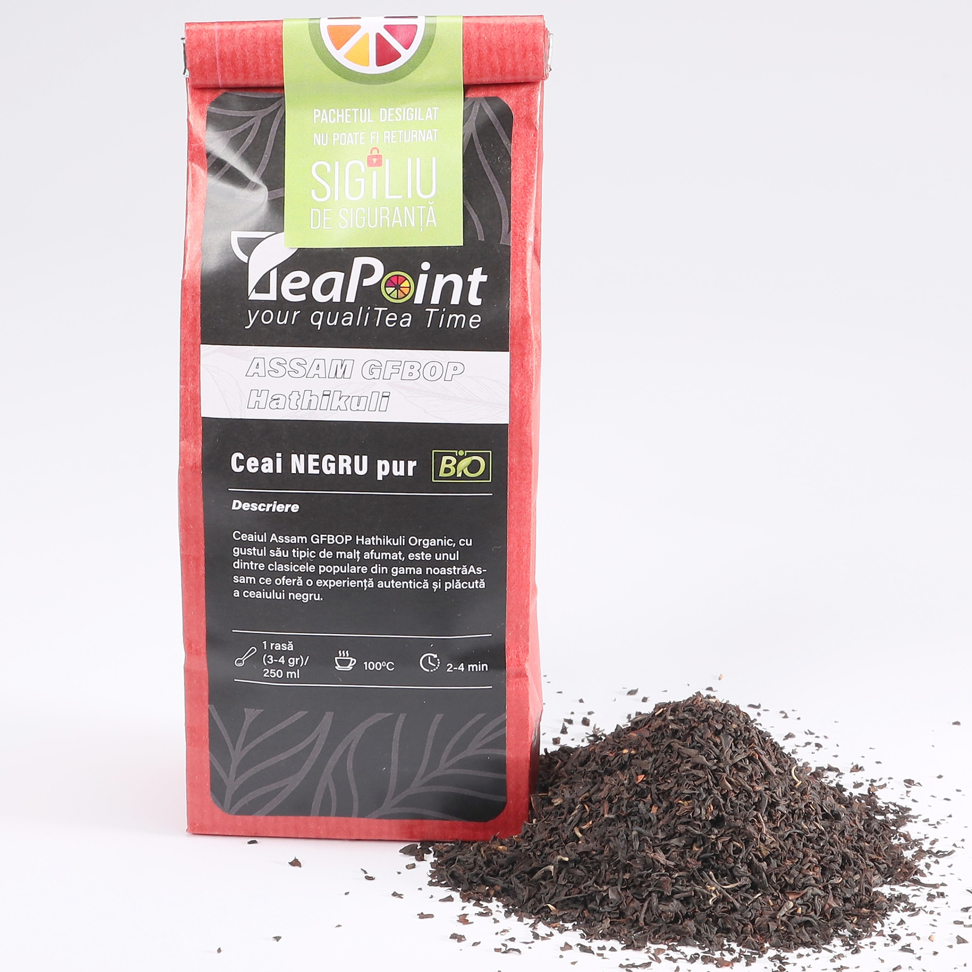 Ceai Negru, Assam GFBOP Hathikuli BiO, Tea Point 100 gr - eMAG.ro