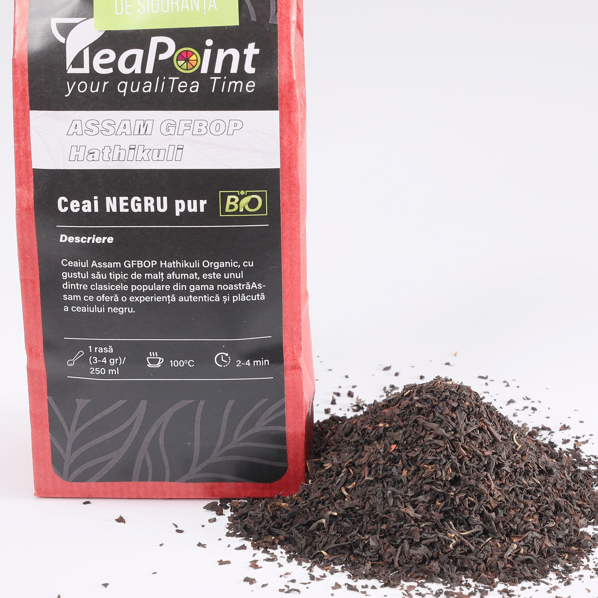 Ceai Negru, Assam GFBOP Hathikuli BiO, Tea Point 100 gr - eMAG.ro