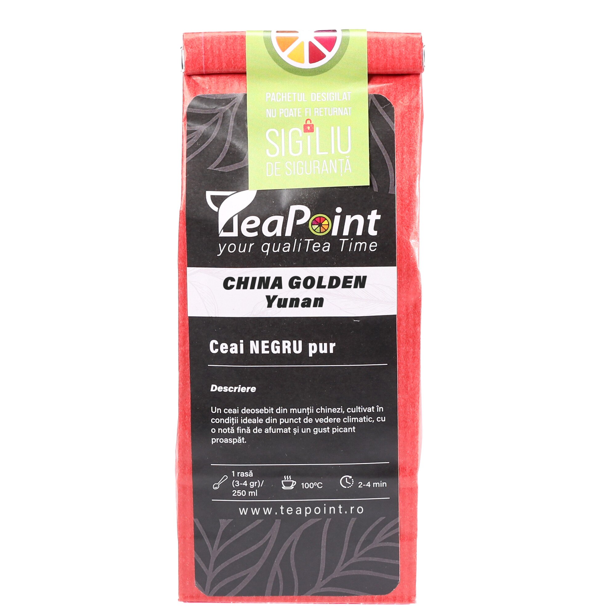 Ceai Negru, China Golden Yunan, Tea Point, 100 g - eMAG.ro