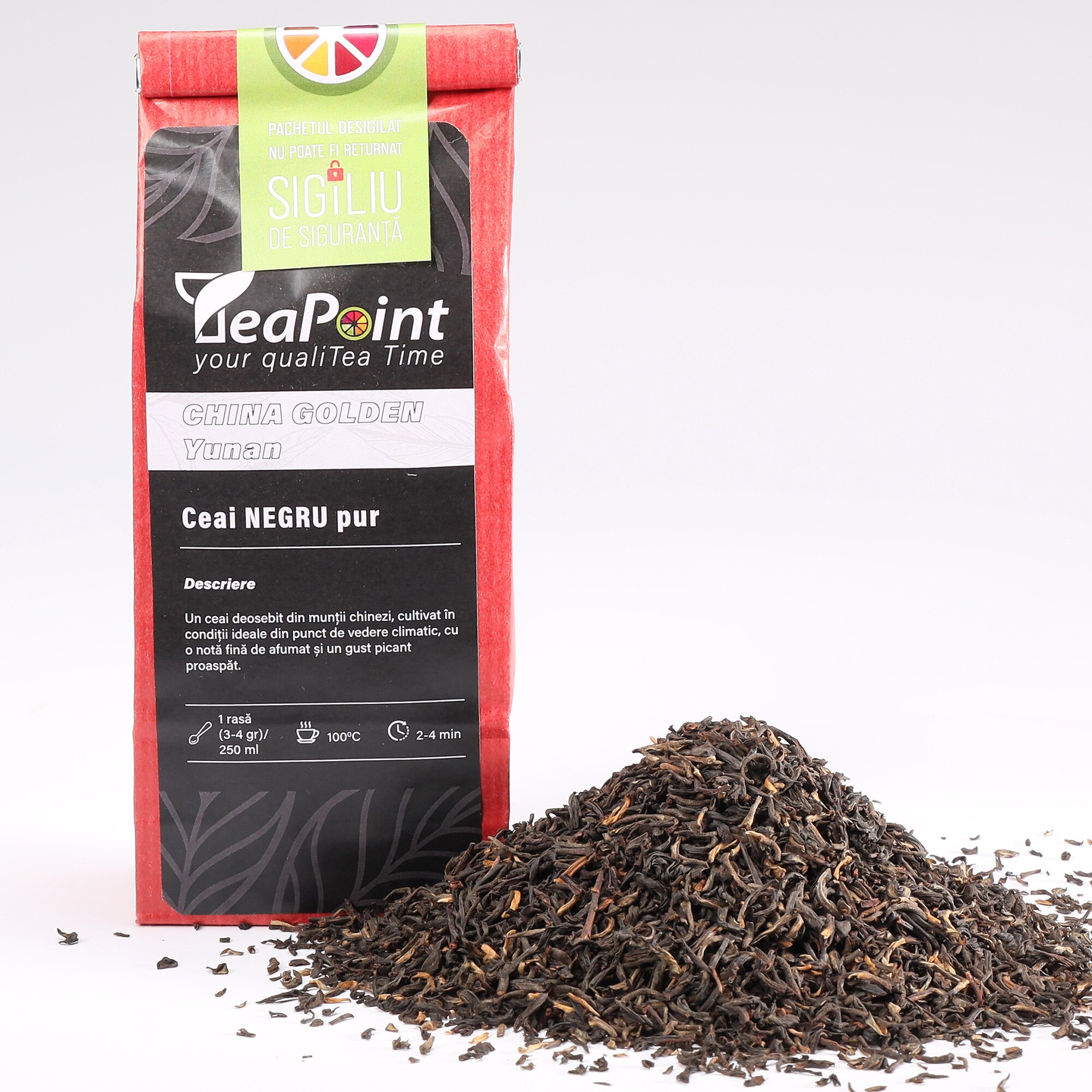 Ceai Negru, China Golden Yunan, Tea Point, 100 g - eMAG.ro