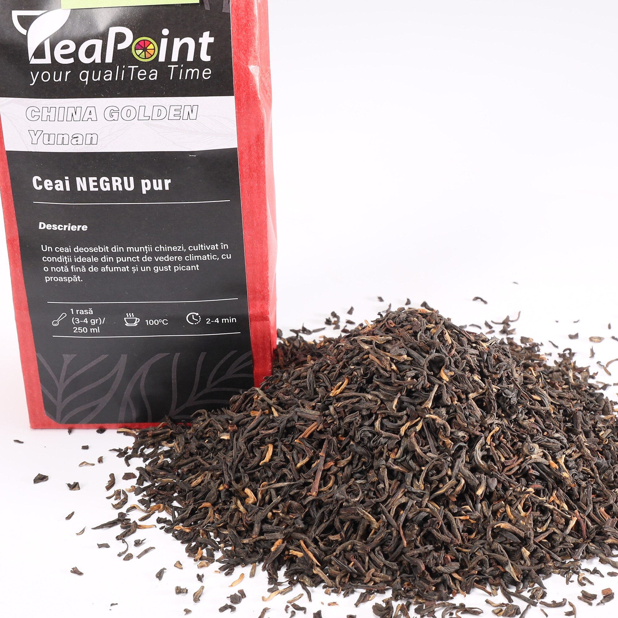Ceai Negru, China Golden Yunan, Tea Point, 100 g - eMAG.ro