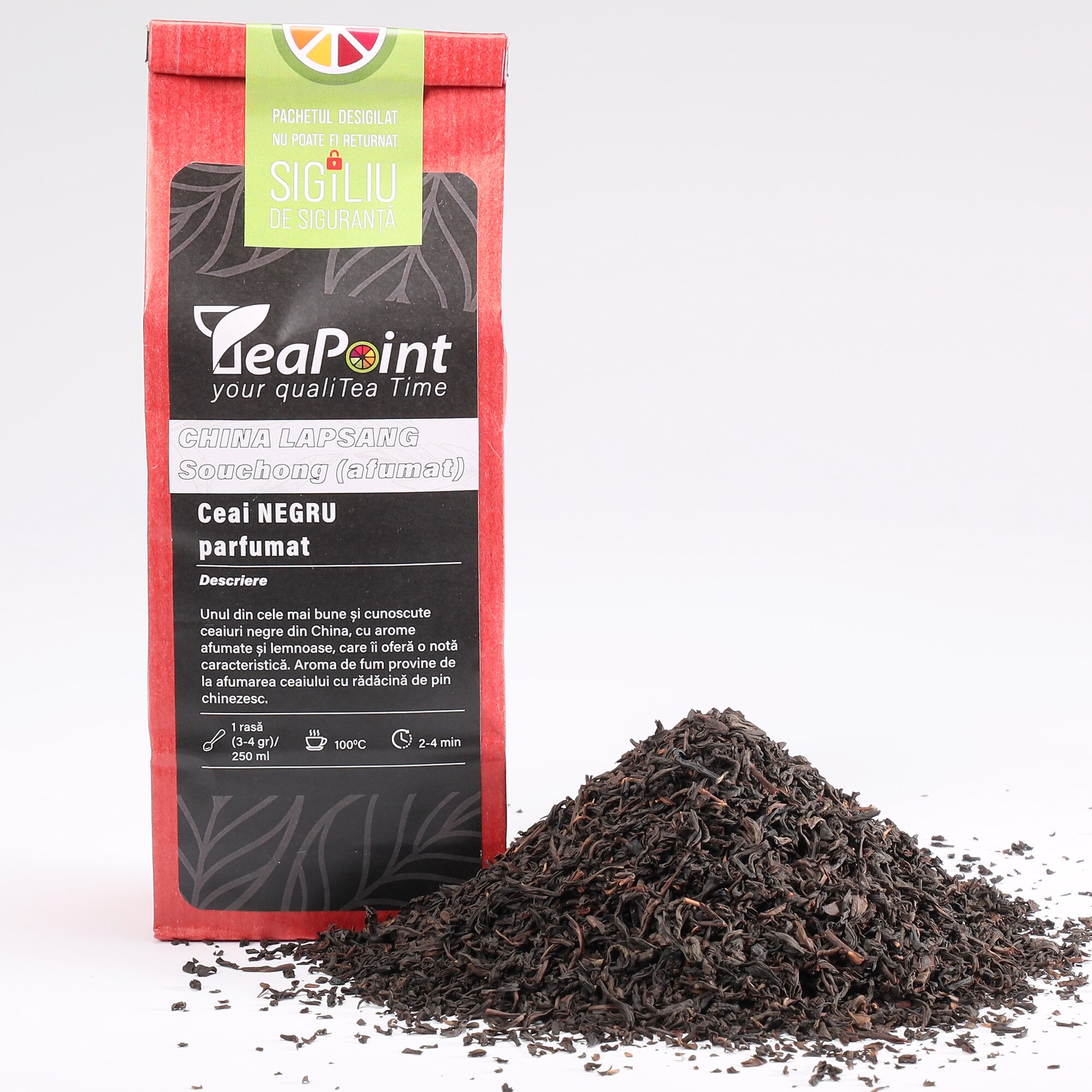 Ceai Negru, China Lapsang Souchong Tea Point 100 g - eMAG.ro