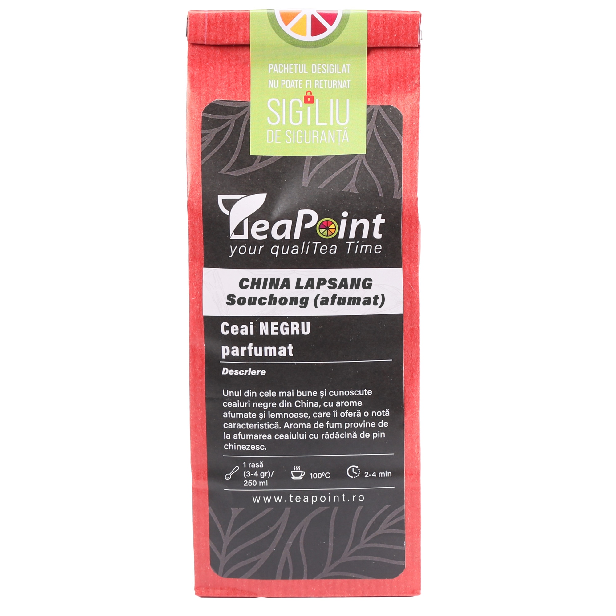 Ceai Negru, China Lapsang Souchong Tea Point 100 g - eMAG.ro