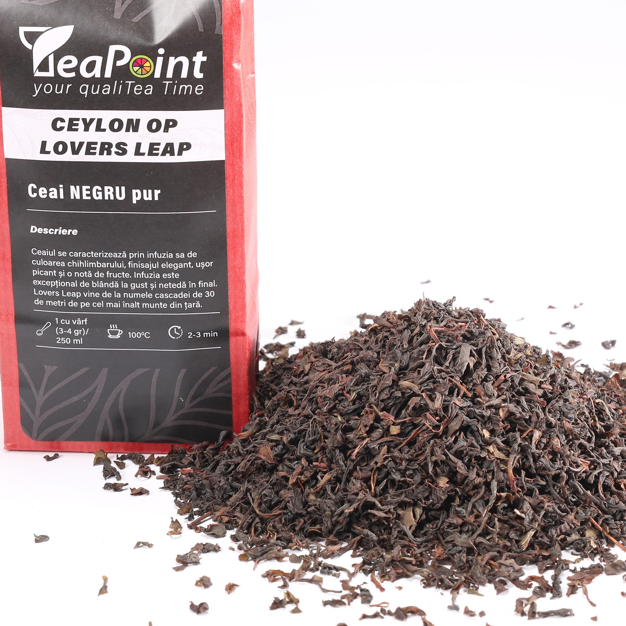 Ceai negru, Ceylon OP Lovers Leap, Tea Point 100 gr - eMAG.ro