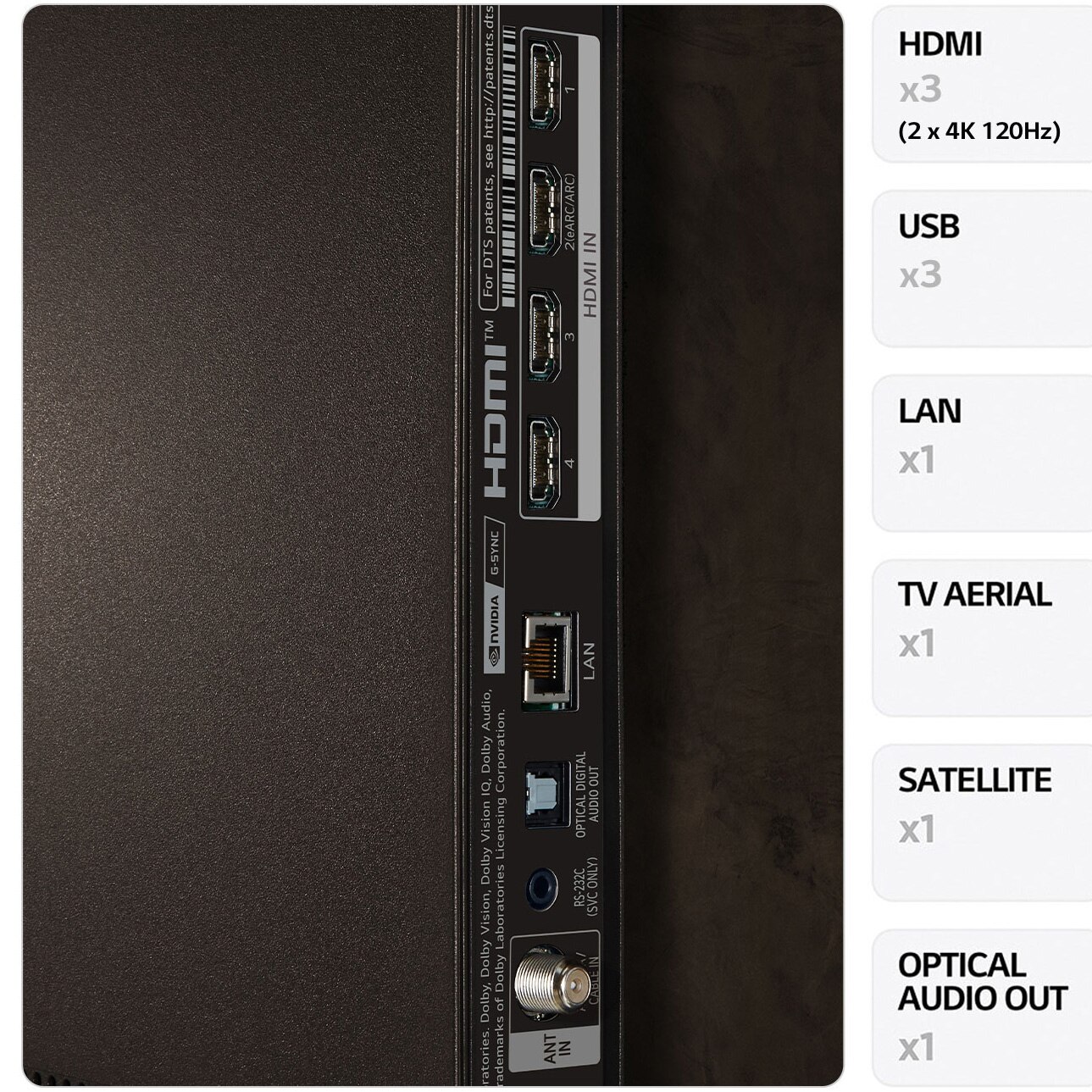 LG OLED65C41LA OLED Evo Smart TV, 4K Ultra HD, HDR,webOS ThinQ AI 164 ...